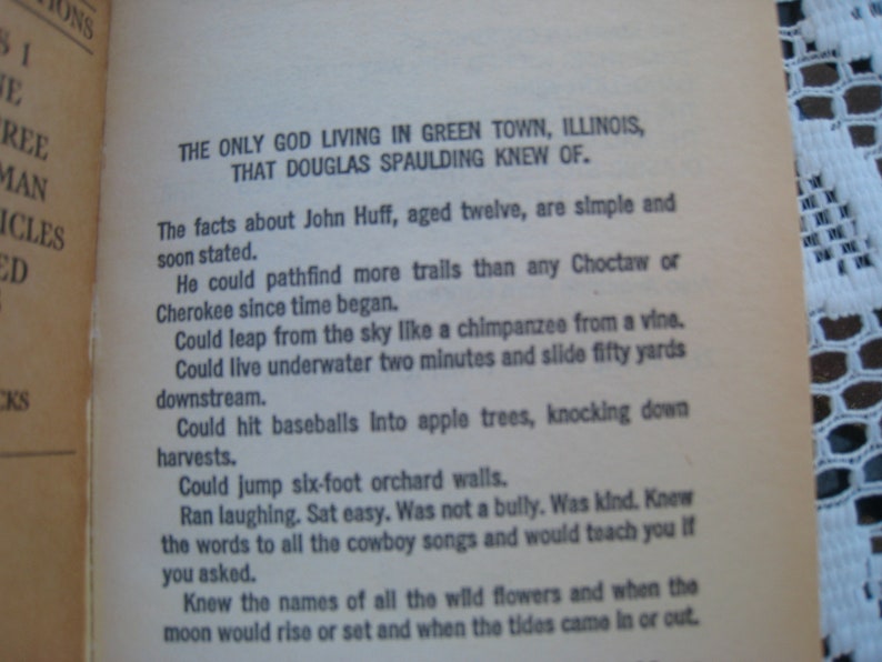 Dandelion Wine/ray Bradbury/science Fiction/bantam Spectra - Etsy