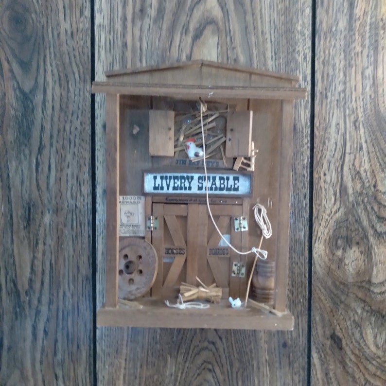 Livery Stable/diorama/wall Décor/western Décor | Etsy