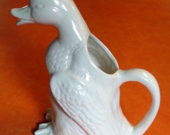 Ceramic Duck Pitcher | Etsy