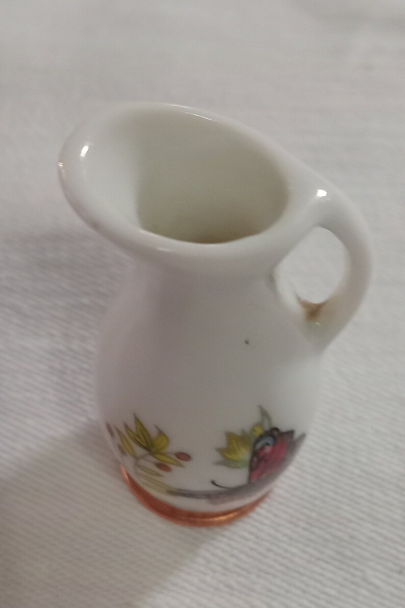 Miniature Pitcher/ewer/doll House China/fairy Garden/tiny Pitcher/gift ...