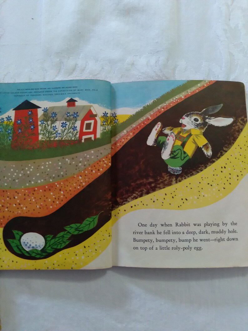 Rabbit and His Friends/little Golden Book/ 1953 A Edition - Etsy