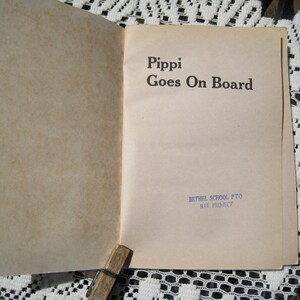 Pippi Longstocking/pippi Goes on Board/astrid Lindgren/set of Two ...