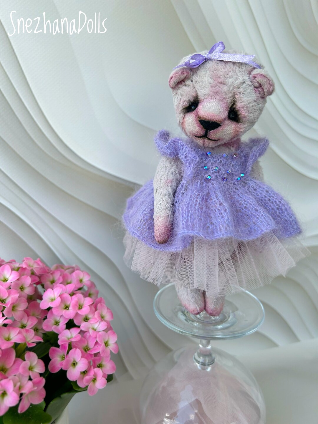 Teddy Bear Lily OOAK by Snezhanadolls, Artist Teddy Bear, Teddy Bear ...