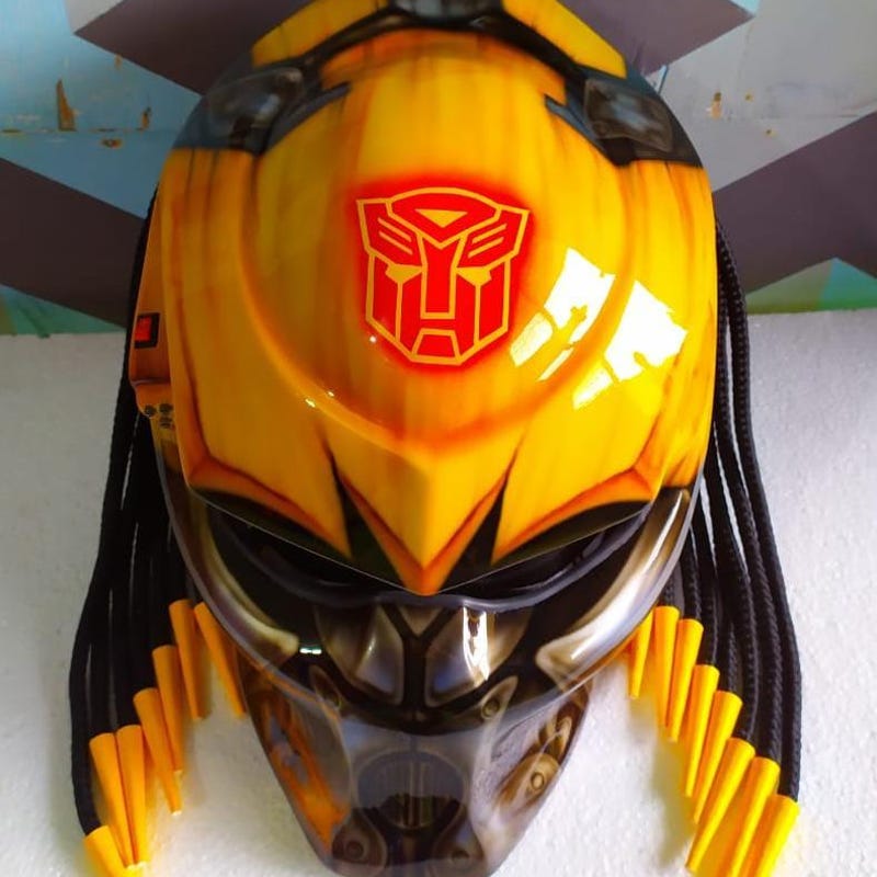 Predator Helmet - Etsy