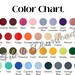 Comfort Colors 9018 Color Chart and Size Chart, CC9018 Youth T-shirt ...