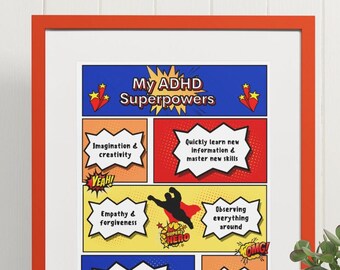 Adhd Awareness Poster - Etsy