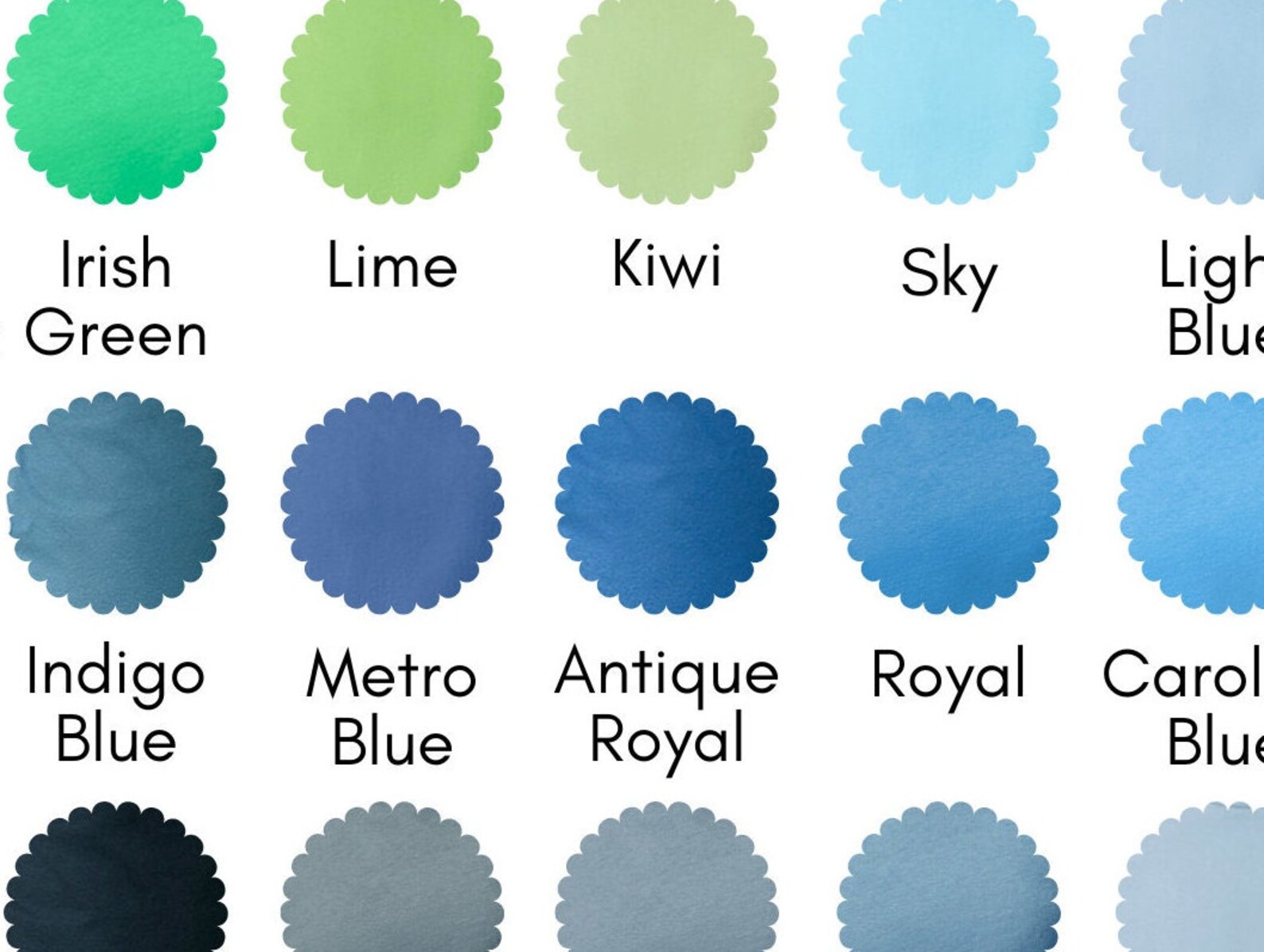 Gildan 2000 Color Chart, G200 All Colors, Color Table, Gildan Color ...