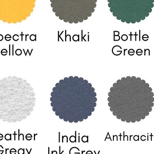 Stanley/stella Color Chart and Size Chart STTU758 Stanley - Etsy UK