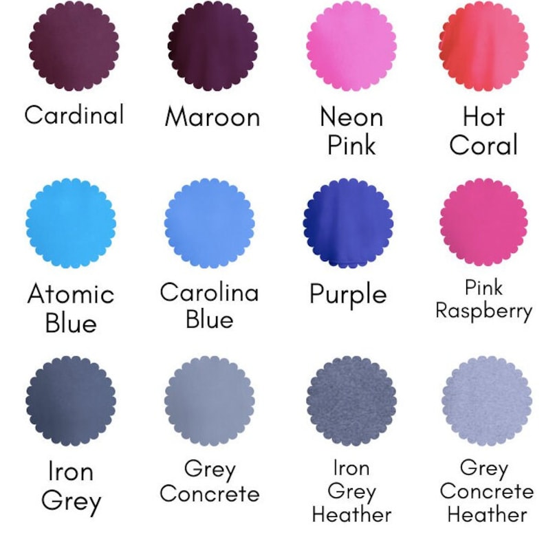 Sport-tek Color Chart (color Only), Sport Tek Shirt Color Guide, All ...