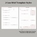 Law Student Note-taking Bundle - Digital or Printable Templates for ...