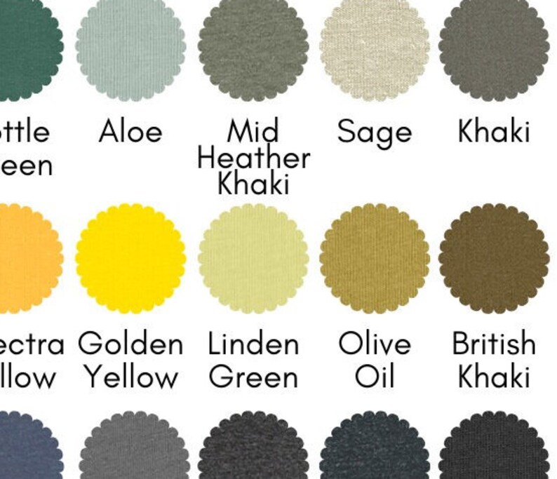 EDITABLE Stanley/stella Color Chart and Size Chart STTU755 - Etsy