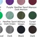 Gildan 18000 Color Chart and Size Chart, Gildan Crewneck Sweatshirt ...