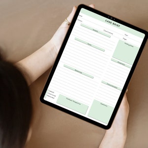 Law Student Note-taking Bundle - Digital or Printable Templates for ...