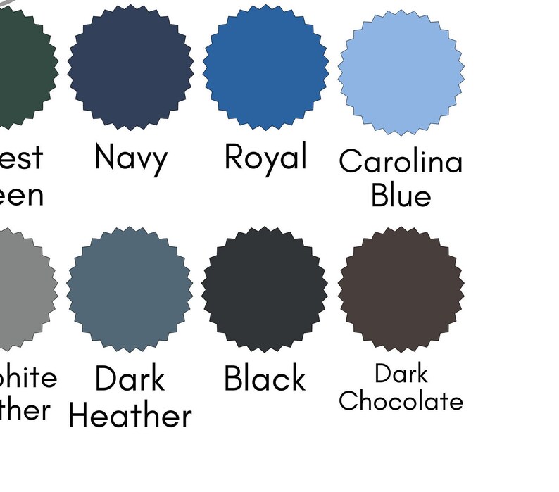 Editable Gildan Color Charts and Size Charts All Colors & 15 - Etsy