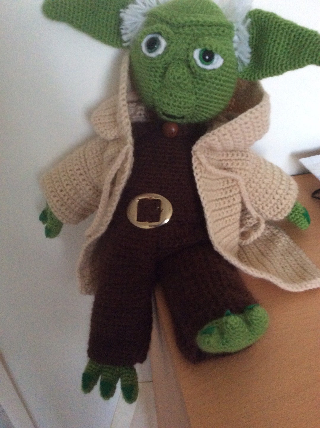 Crocheted Master Yoda My Own Version PDF File to Download - Etsy