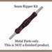Seam Ripper Or Stiletto Handle Kit Wood Turning Lathe | Etsy