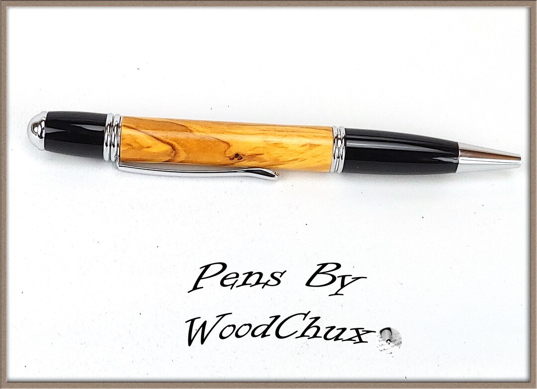 Handmade Rollerball Writing Pen Bethlehem Olive Wood Beautiful Gatsby ...