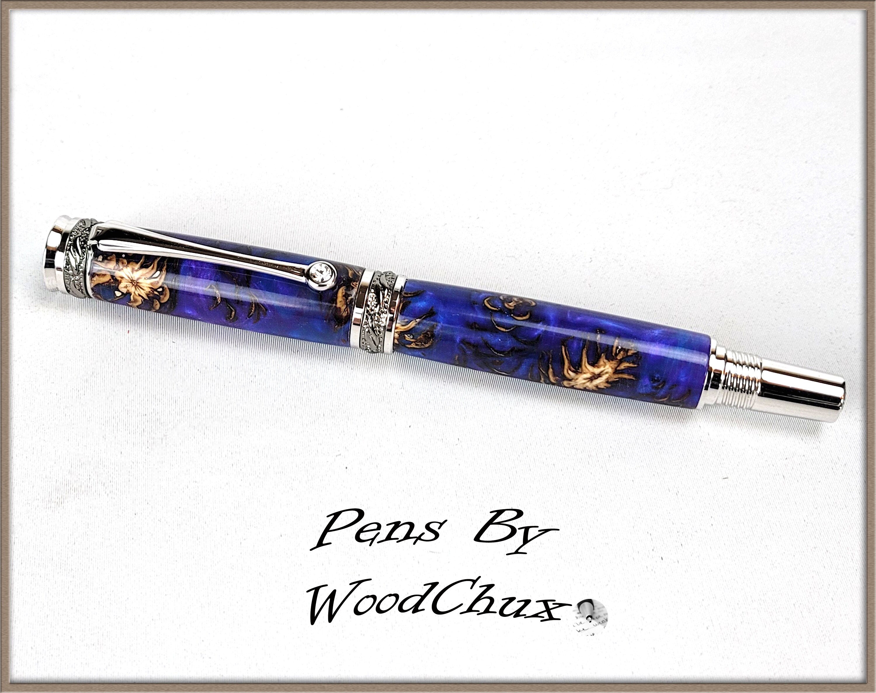 Handmade Writing Pen Ball Point Fountain Stunning Pine Cone ART SEE ...