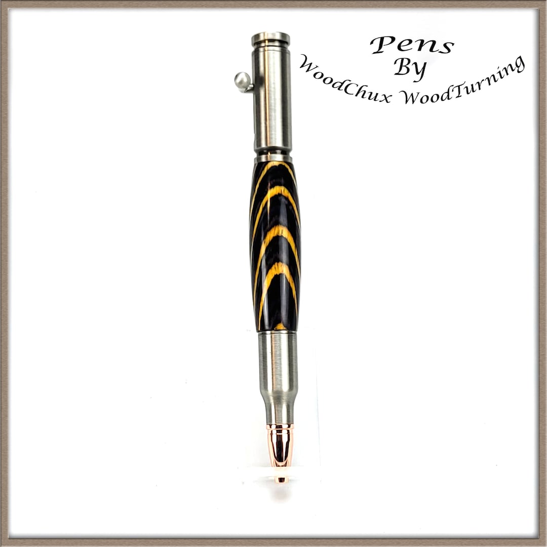 Pen Handmade Spectraply Wood Bolt Action Hunting Beautiful Pens SEE ...