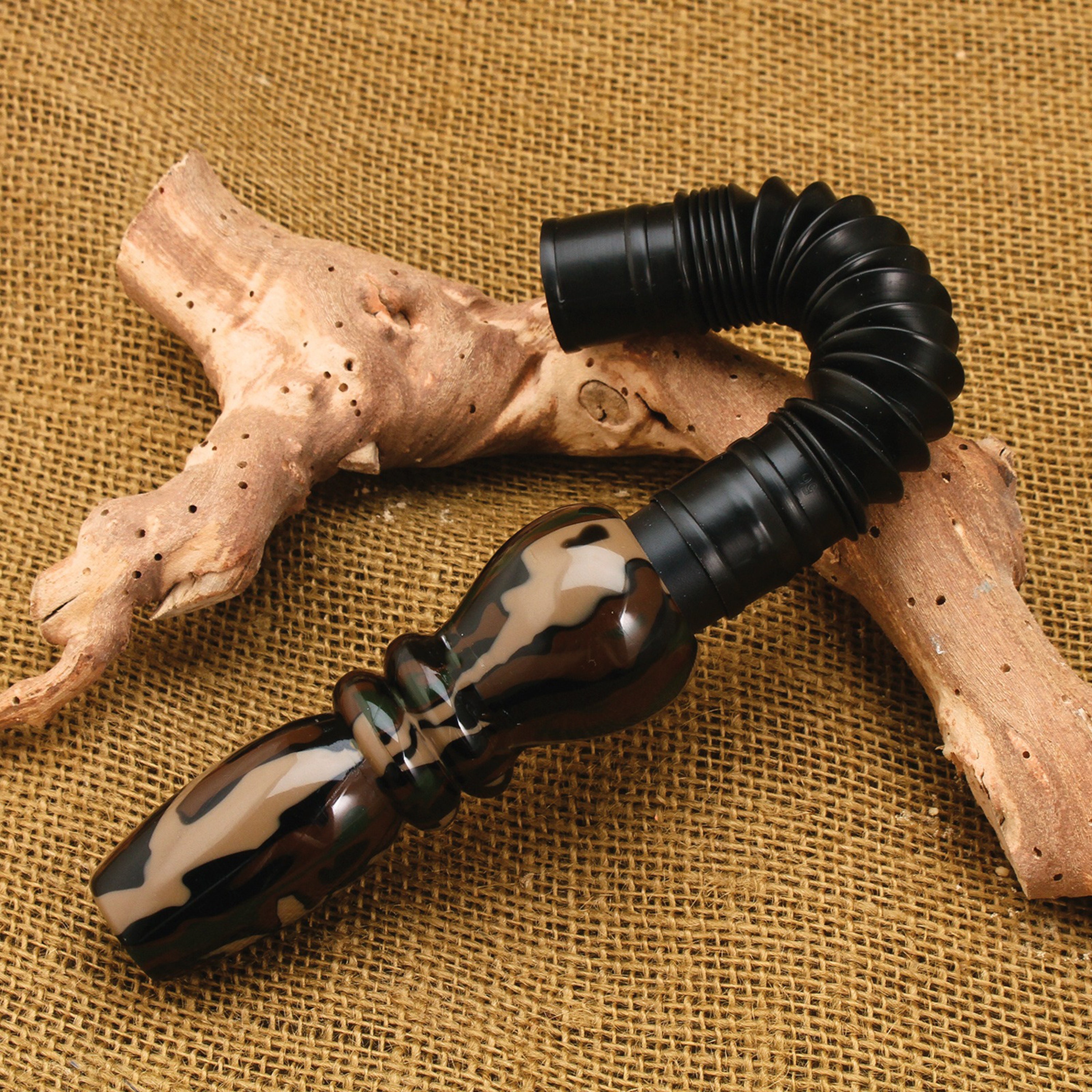 Call White Tail Deer Grunt Call Kit Camo Lanyard Lathe Wooden Wood ...