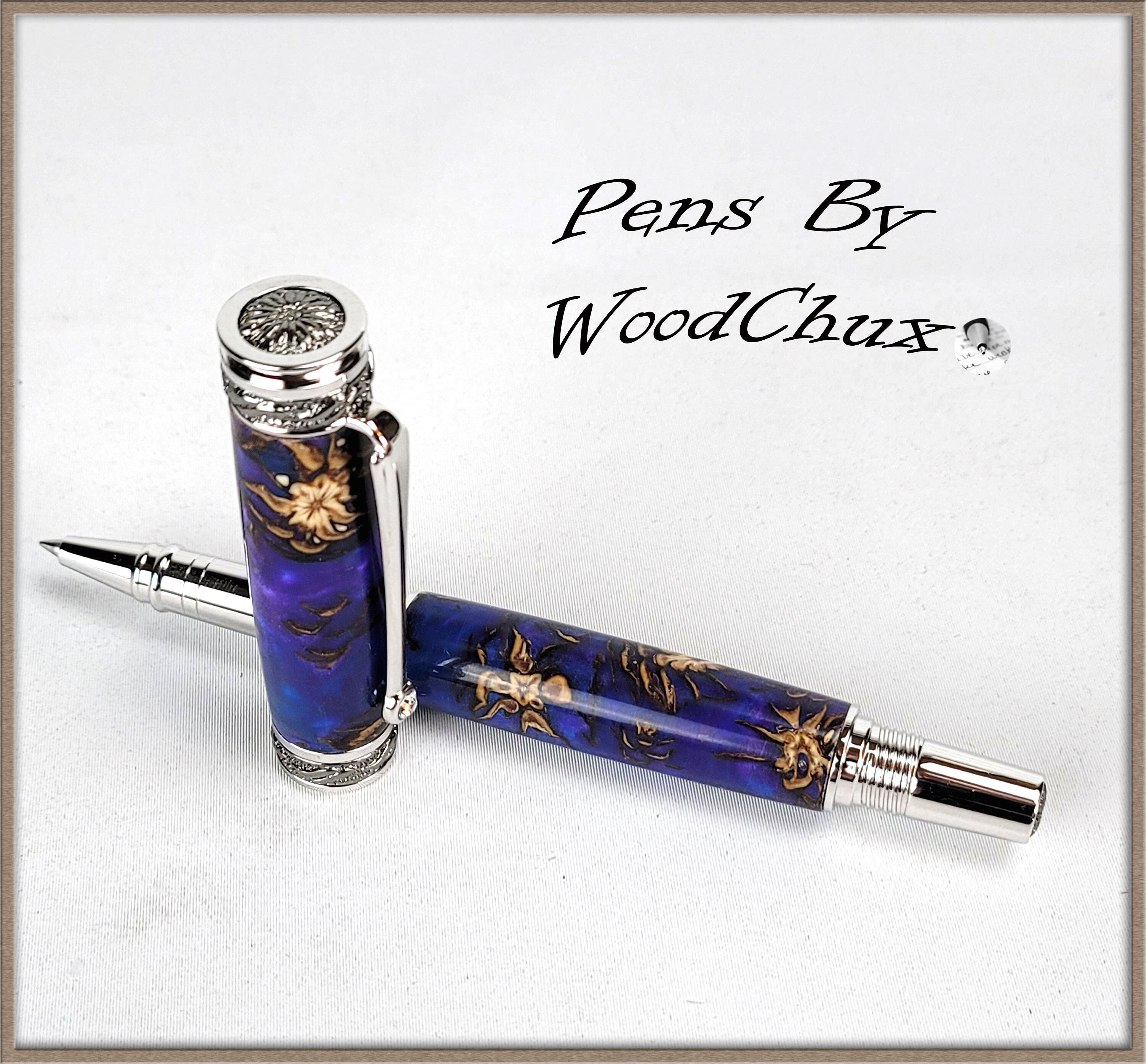 Handmade Writing Pen Ball Point Fountain Stunning Pine Cone ART SEE ...