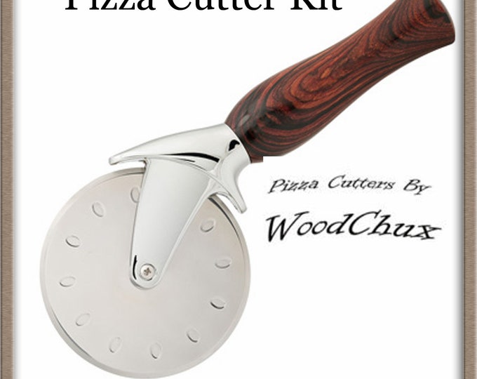 Artisan Premium Pizza Cutter Kit Stainless Steel Kit Woodturning Lathe ...