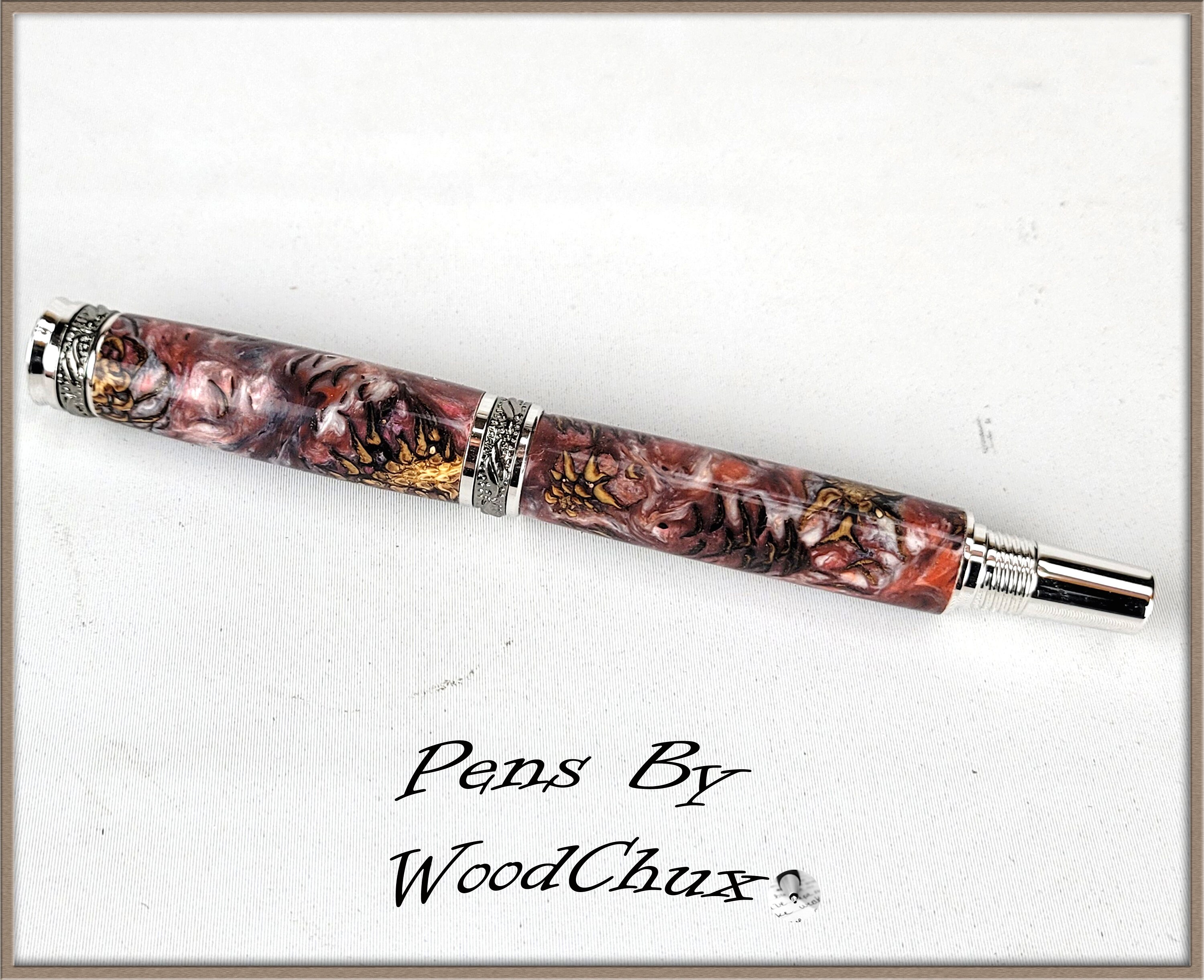 Handmade Writing Pen Ball Point Fountain Stunning Pine Cone | Etsy