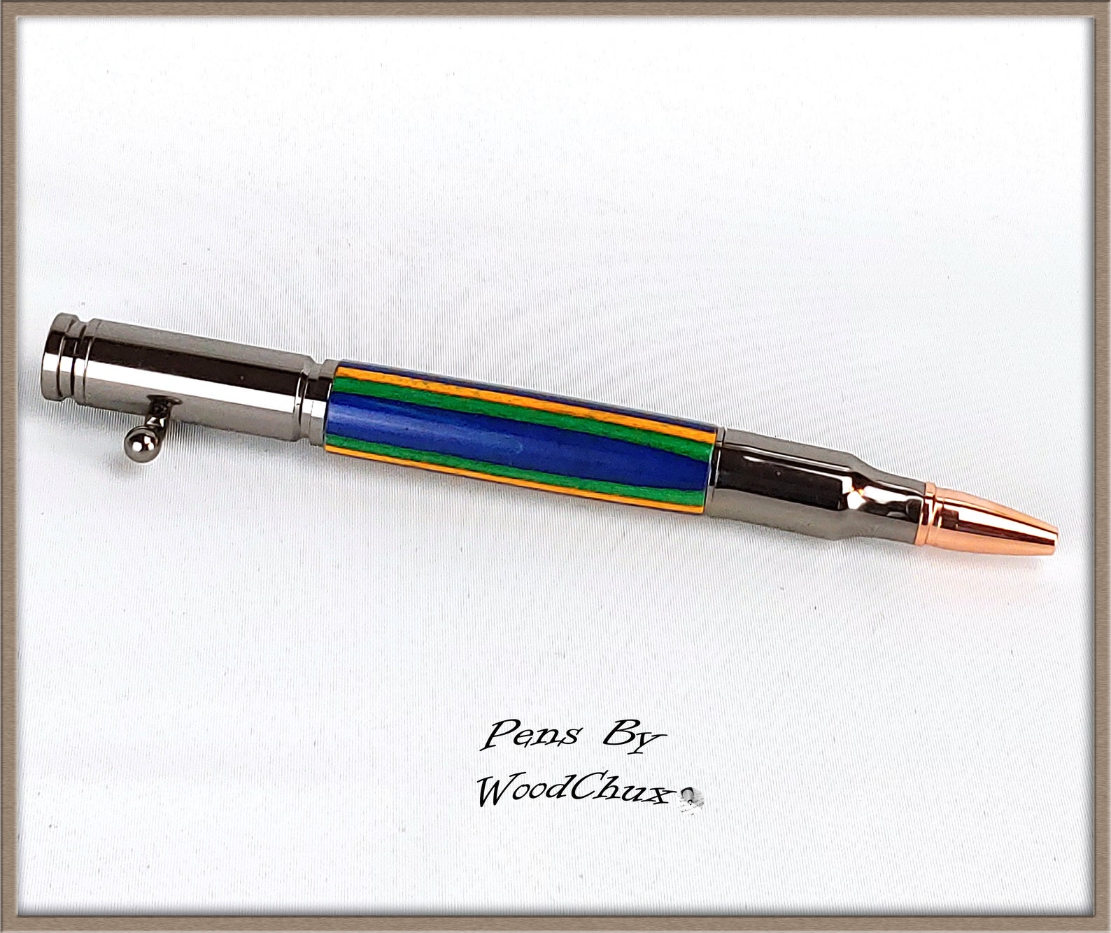 Pen Handmade Spectraply Wood Bolt Action Hunting Beautiful Artwork SEE ...
