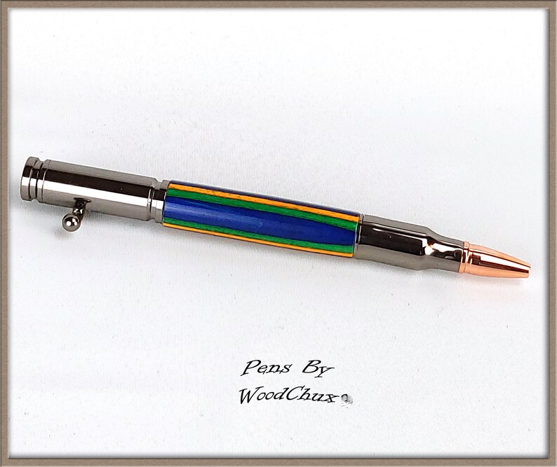 Pen Handmade Spectraply Wood Bolt Action Hunting Beautiful Artwork SEE ...