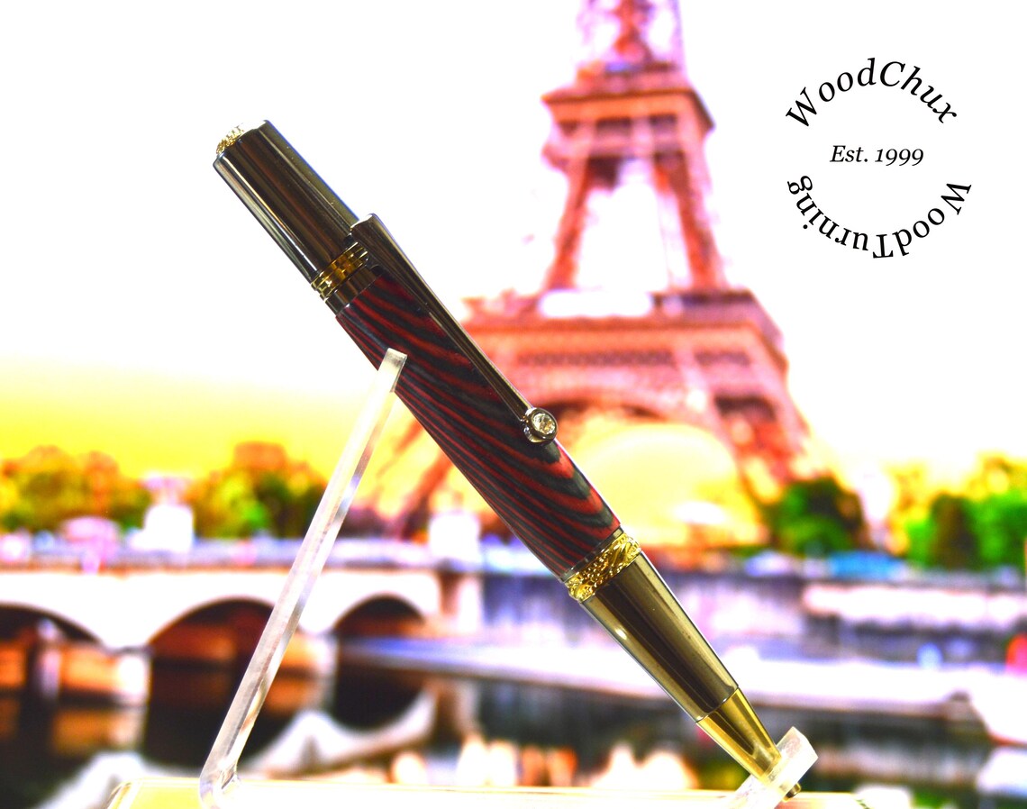 Pen Handmade Spectraply Wood Writing Pens Beautiful Artwork Art USA SEE ...