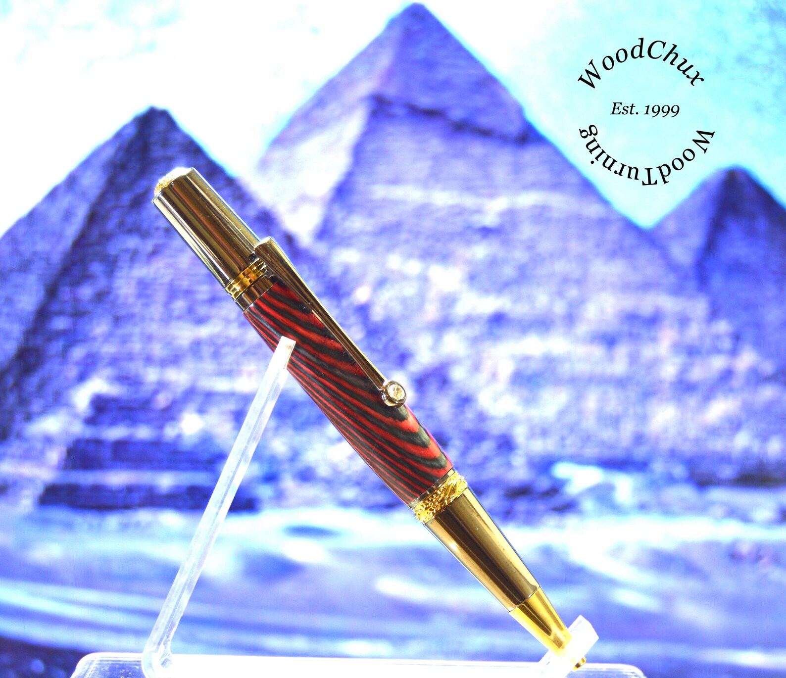 Pen Handmade Spectraply Wood Writing Pens Beautiful Artwork Art USA SEE ...