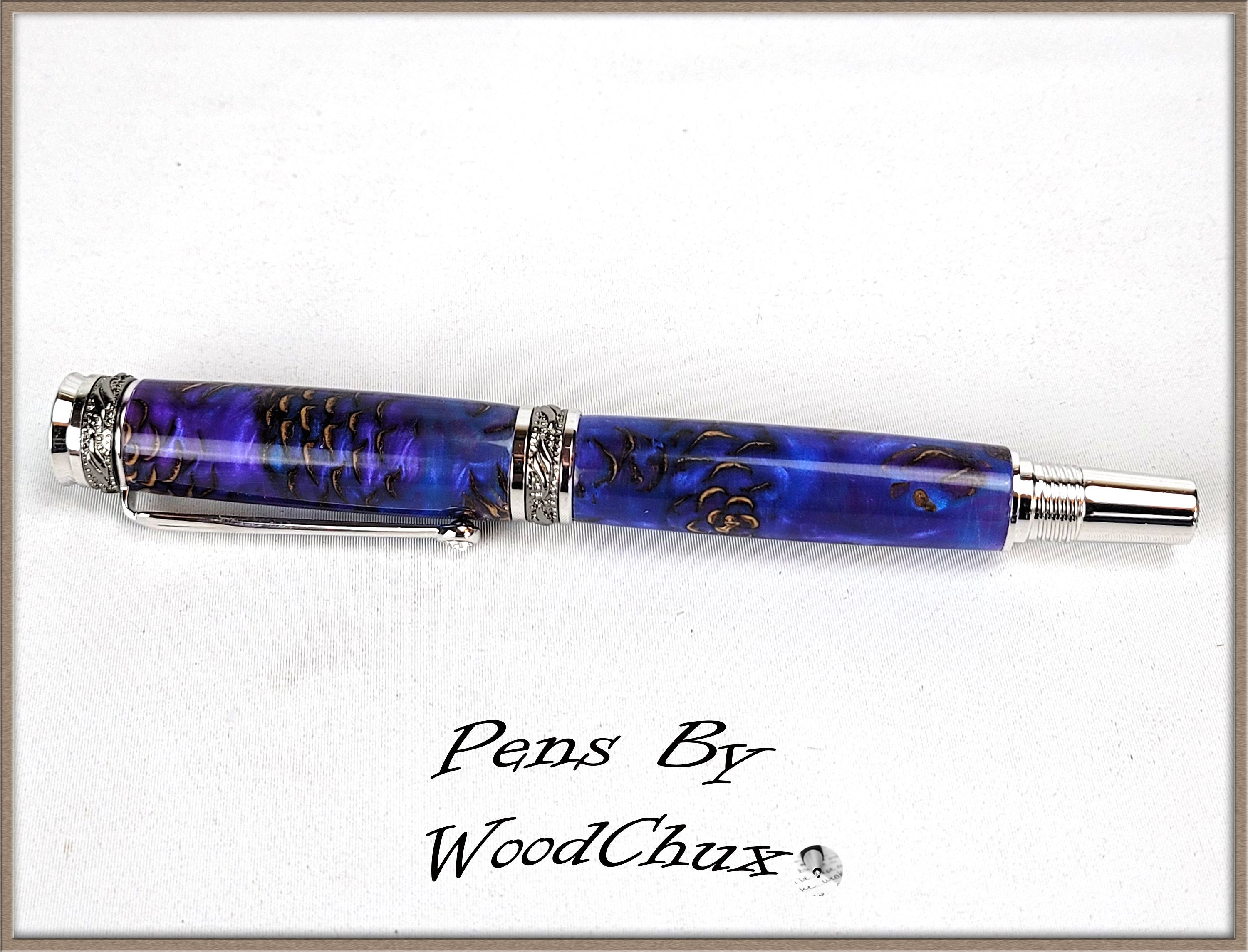 Handmade Writing Pen Ball Point Fountain Stunning Pine Cone ART SEE ...