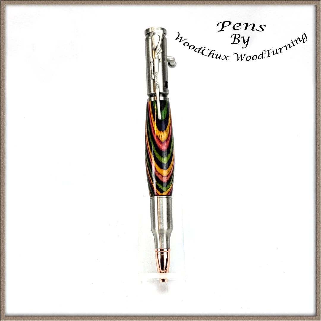 Pen Handmade Spectraply Wood Bolt Action Hunting Beautiful Pens SEE ...