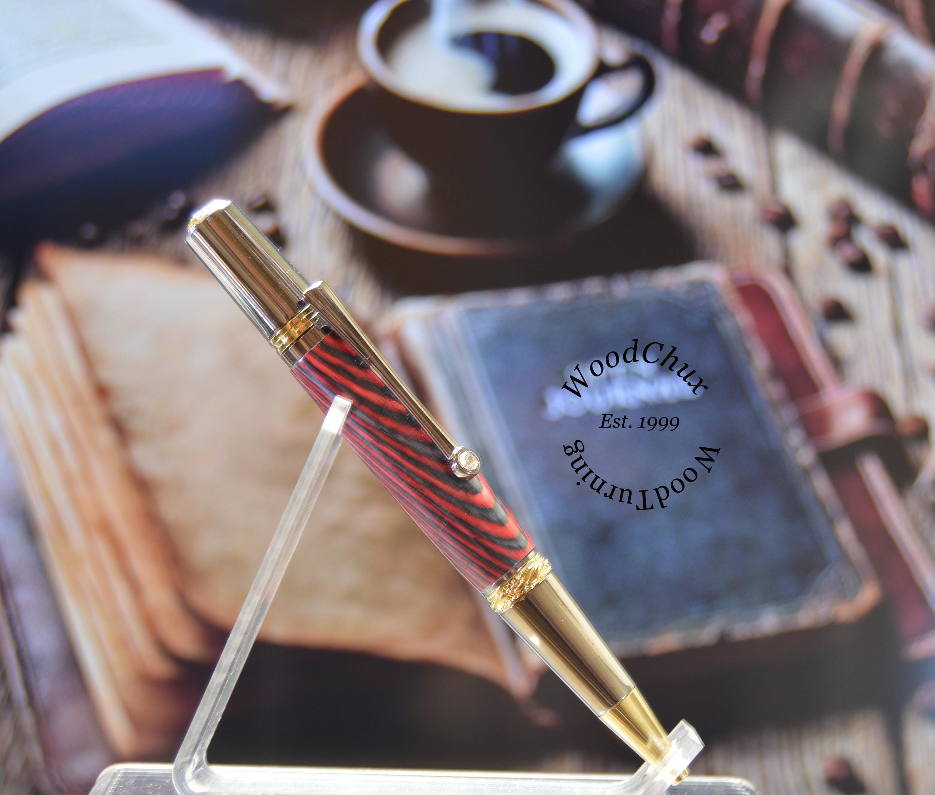 Pen Handmade Spectraply Wood Writing Pens Beautiful Artwork Art USA SEE ...