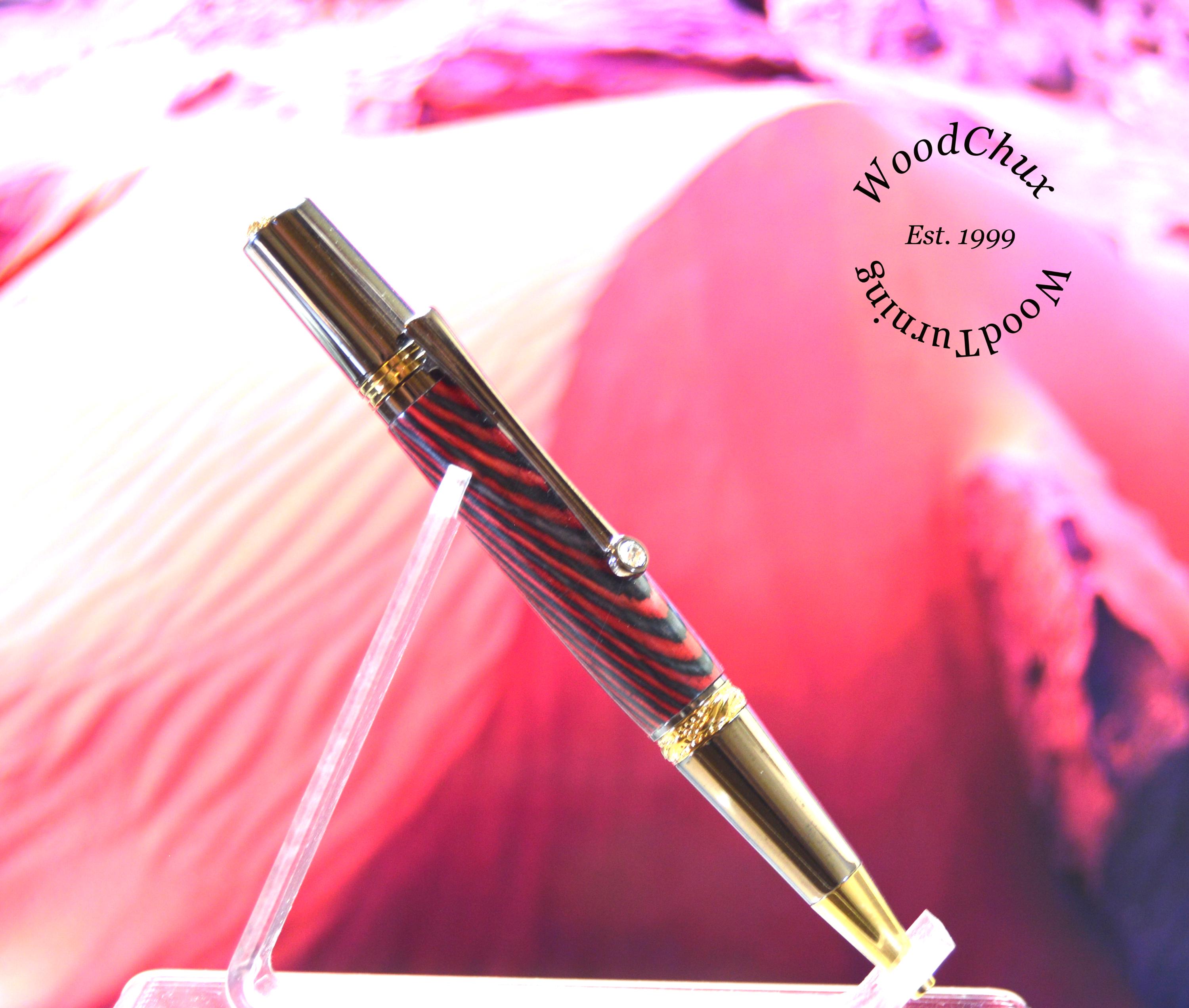 Pen Handmade Spectraply Wood Writing Pens Beautiful Artwork Art USA SEE ...