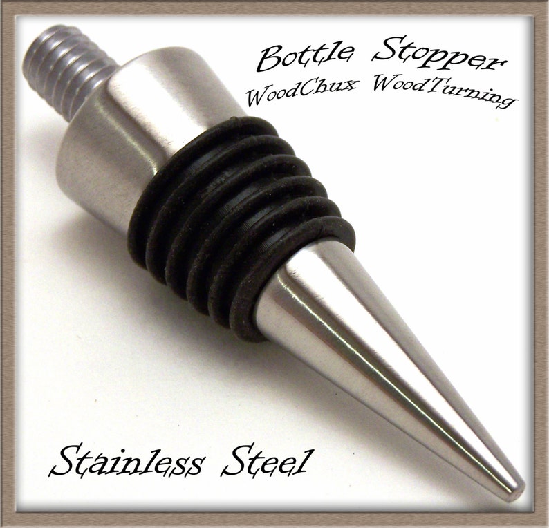 Bottle Stopper Kits Mini STAINLESS STEEL Cone Woodturning US Seller - Etsy