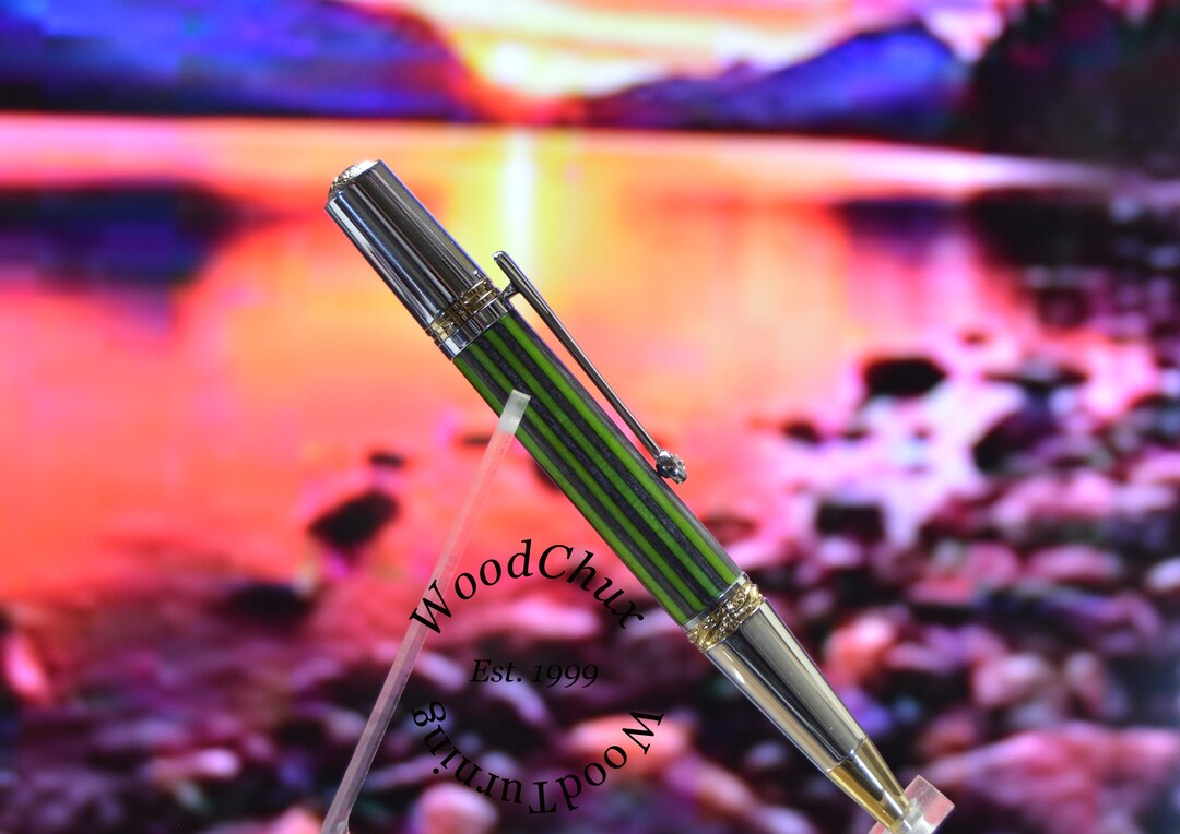 Handmade Color Wood Rollerball Writing Pen Beautiful Artwork Art USA ...