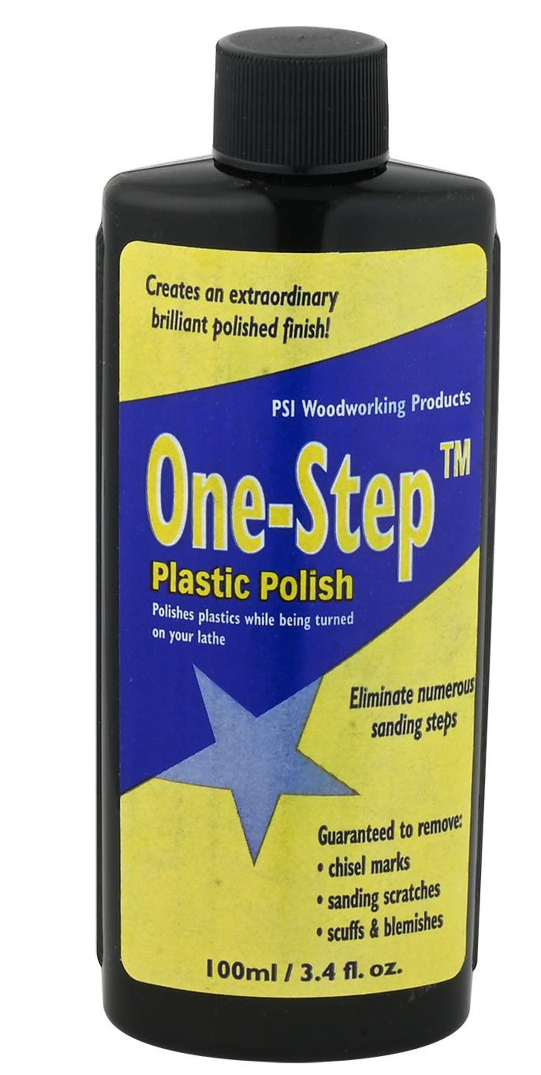 One-step Plastic Polish 3.4 Oz Lathe Woodturning Turning Acrylic CA Pen ...