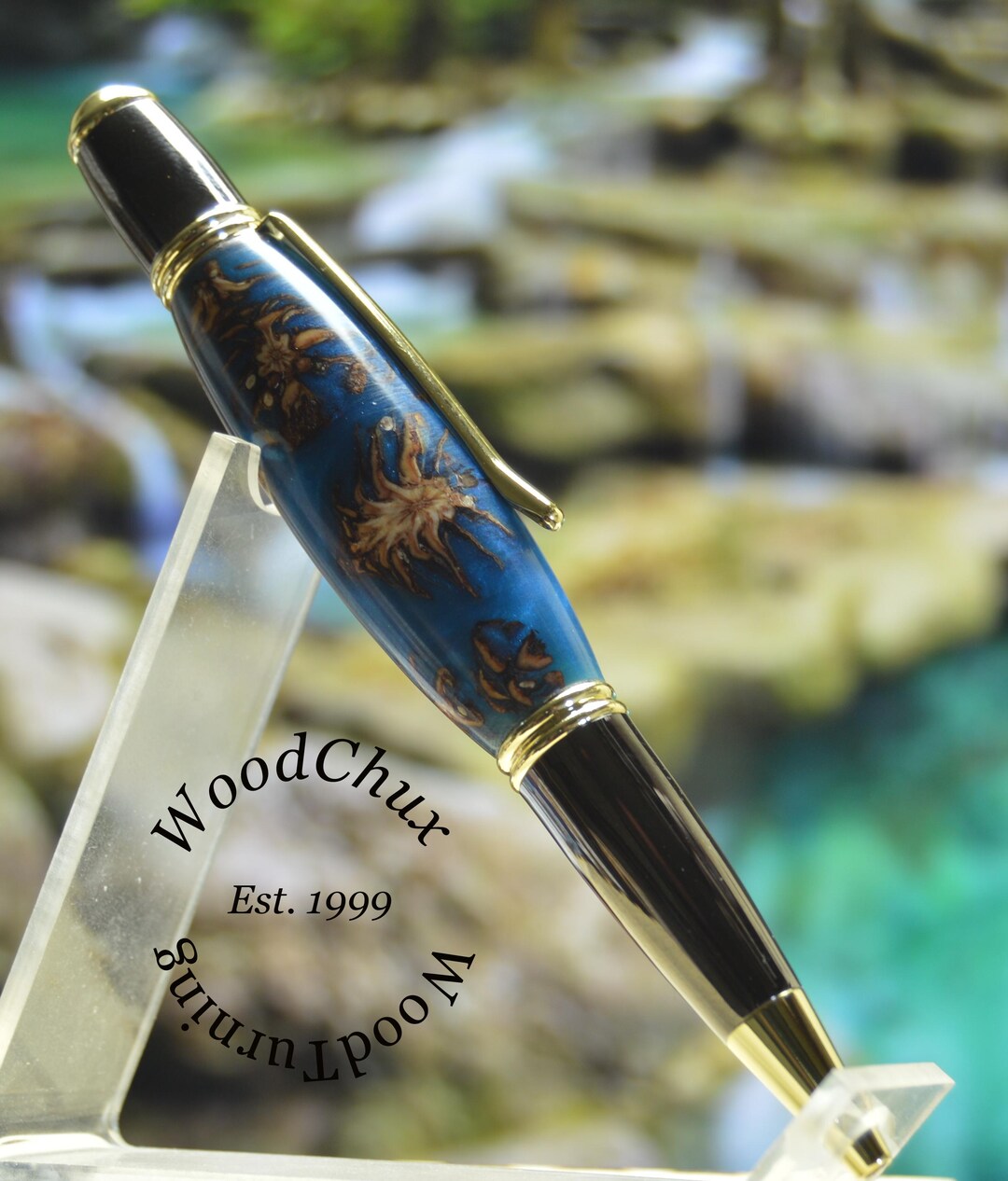 Pen Handmade Stunning Pine Cones & Resin Writing Pens Artwork USA SEE ...