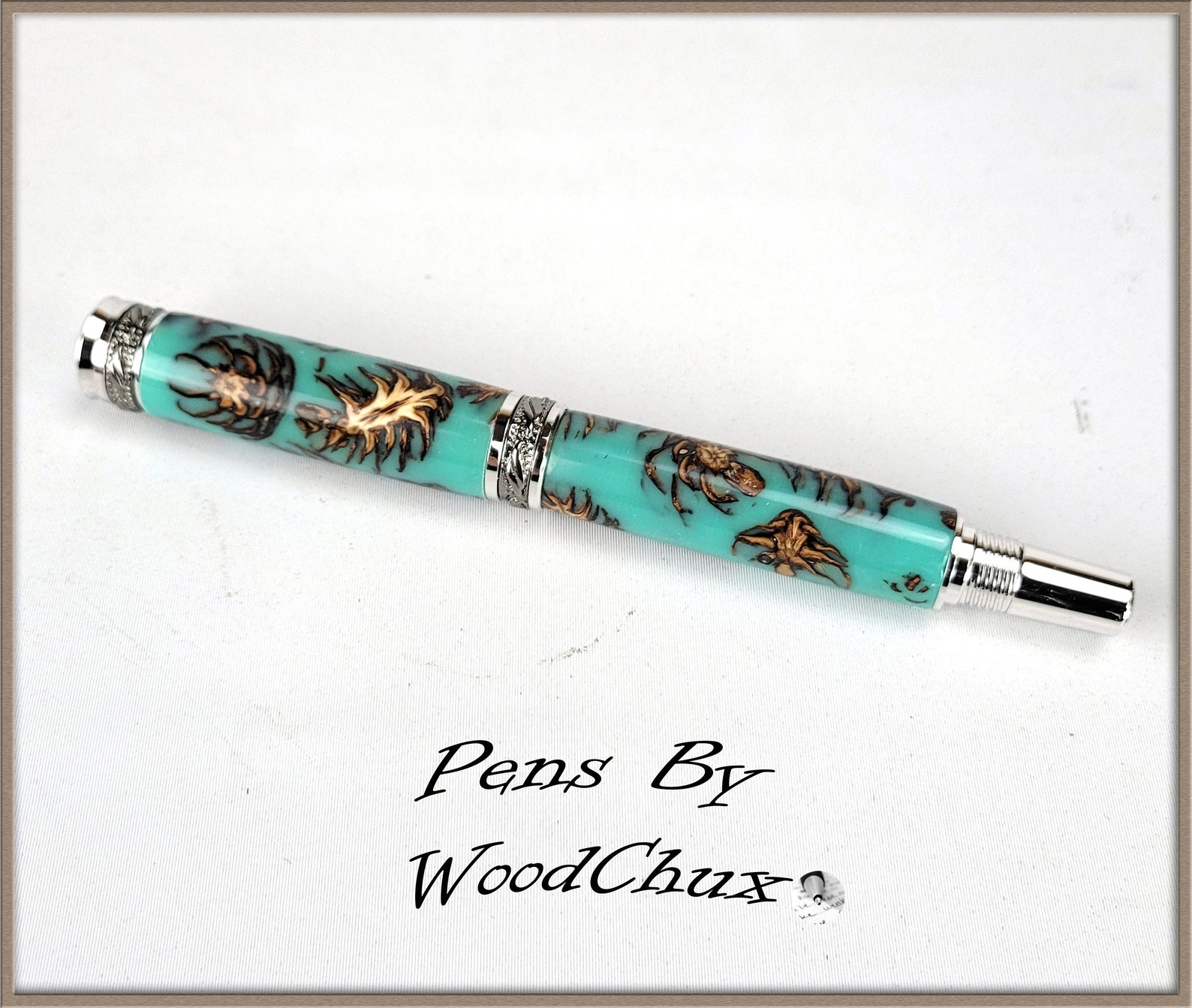 Handmade Writing Pen Ball Point Fountain Stunning Pine Cone - Etsy