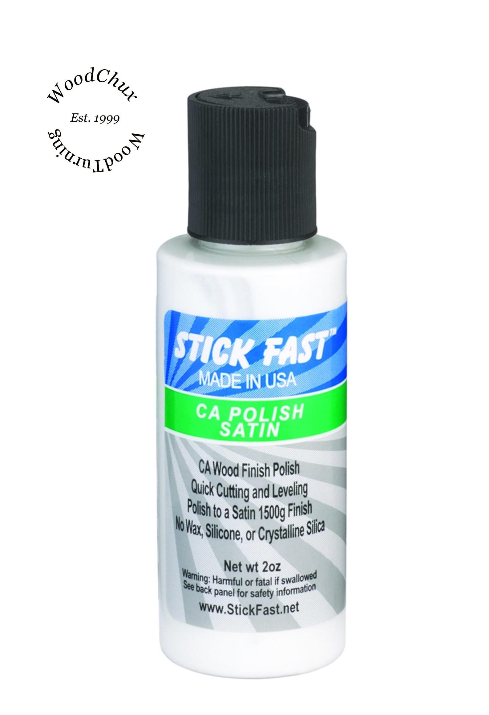 CA Glue Plastic Polish Stick Fast 2 Oz Satin Gloss High Sheen Pen ...