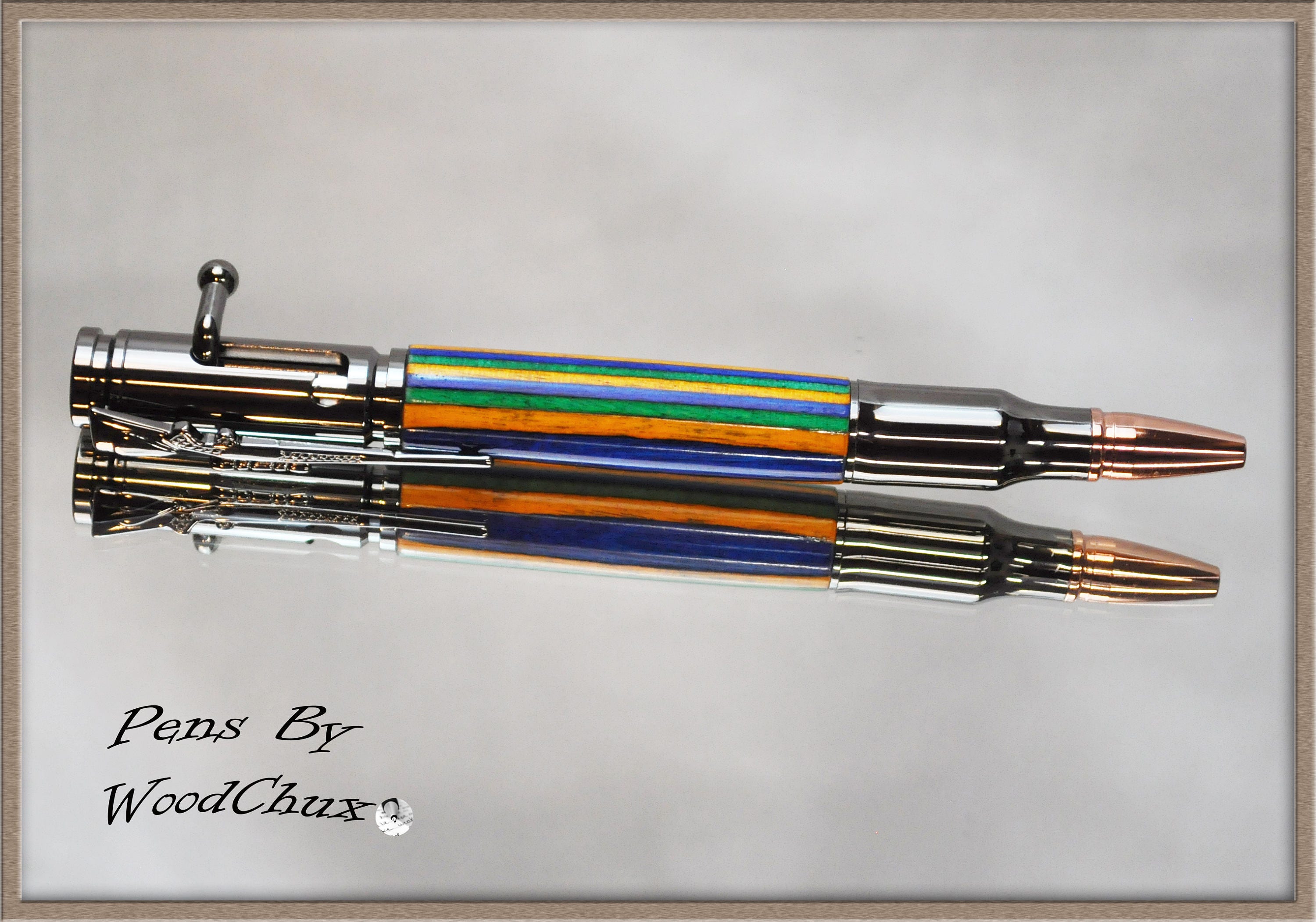 Pen Handmade Spectraply Wood Bolt Action Hunting Beautiful | Etsy