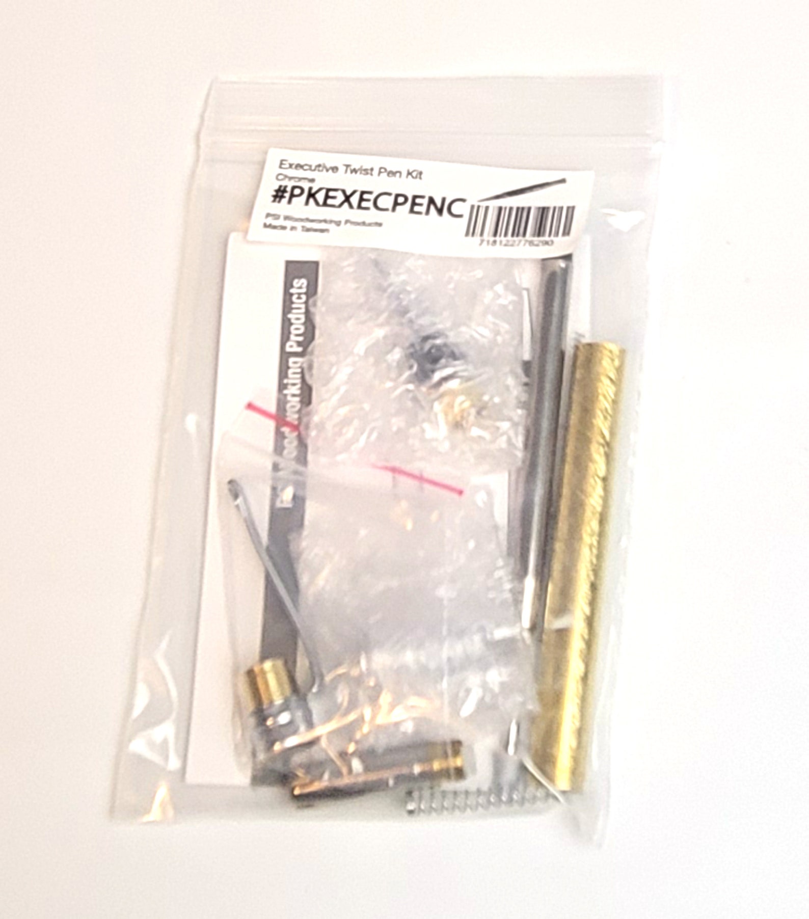 Executive Pen Kit Chrome 24 Kt Gold Gunmetal or Bushings Lathe Turning ...