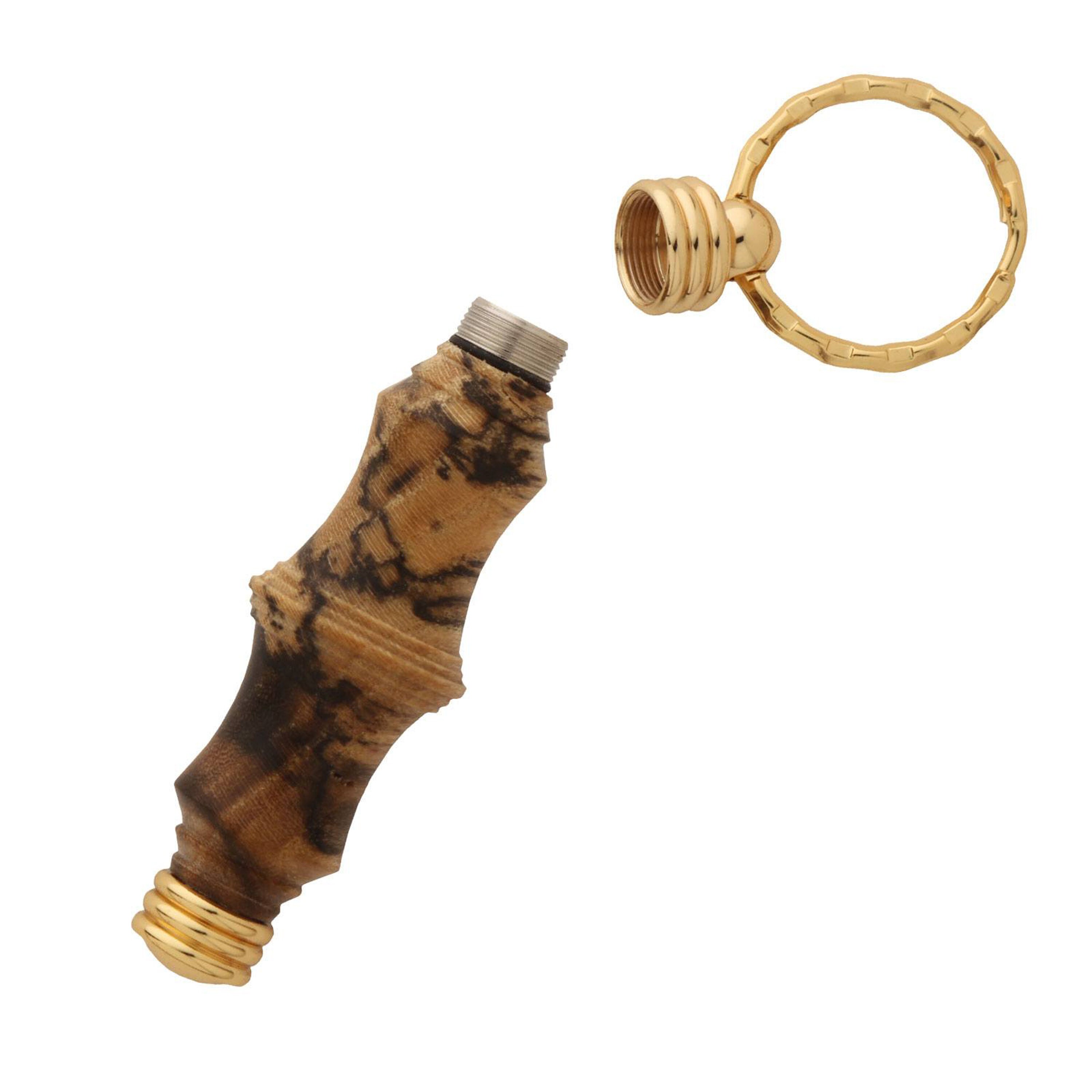 Keychain Kit Key Chain Chrome Gold Secret Wood Woodturning Lathe Fast ...