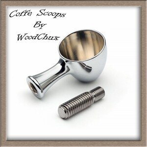 Coffee Scoop Woodturning Lathe Kit Turning Chrome Plated Fast Shipping ...