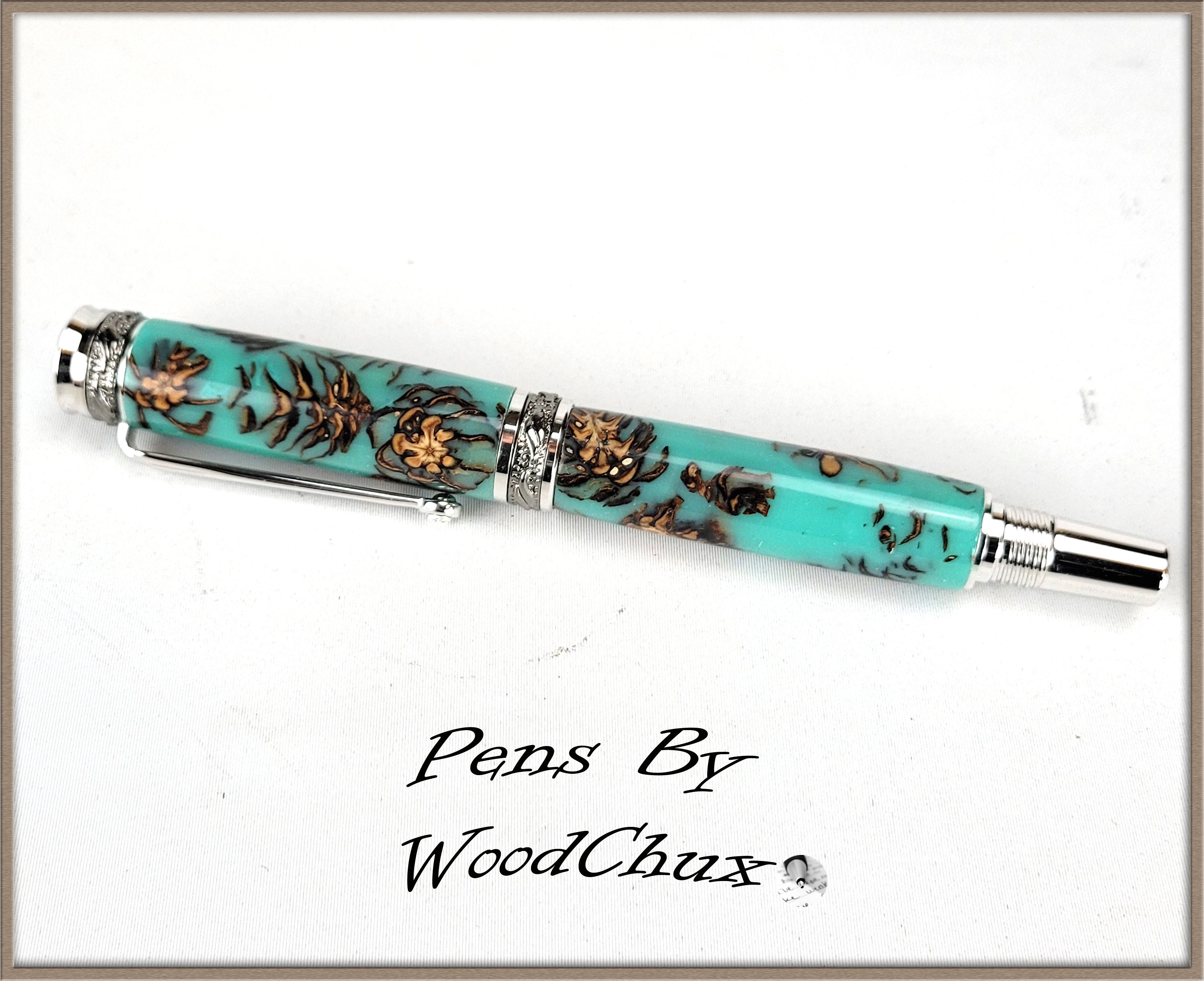 Handmade Writing Pen Ball Point Fountain Stunning Pine Cone - Etsy