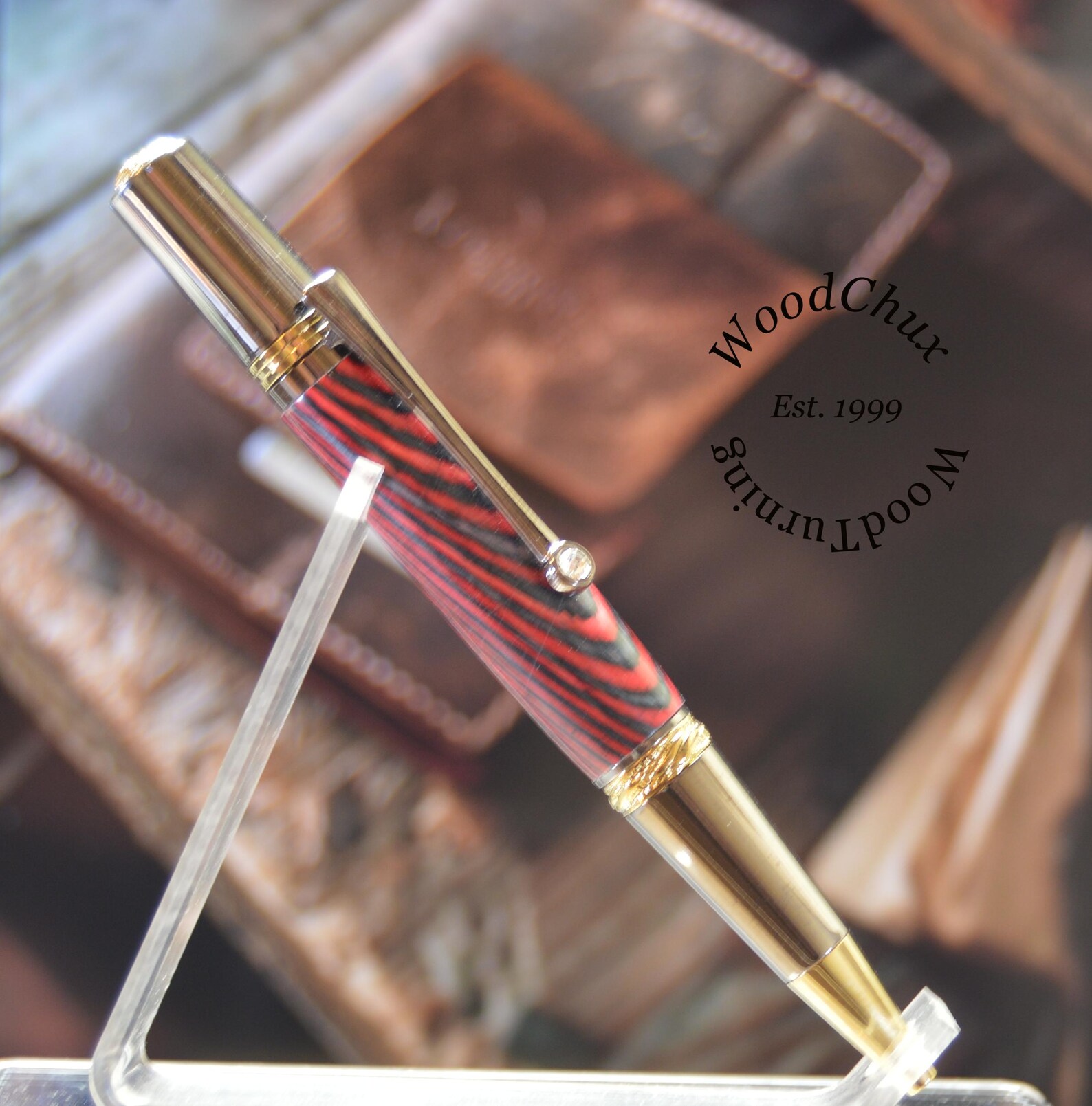 Pen Handmade Spectraply Wood Writing Pens Beautiful Artwork Art USA SEE ...