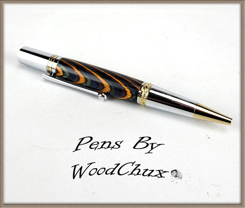 Pen Handmade Spectraply Wood Writing Pens Beautiful Artwork Art USA SEE ...