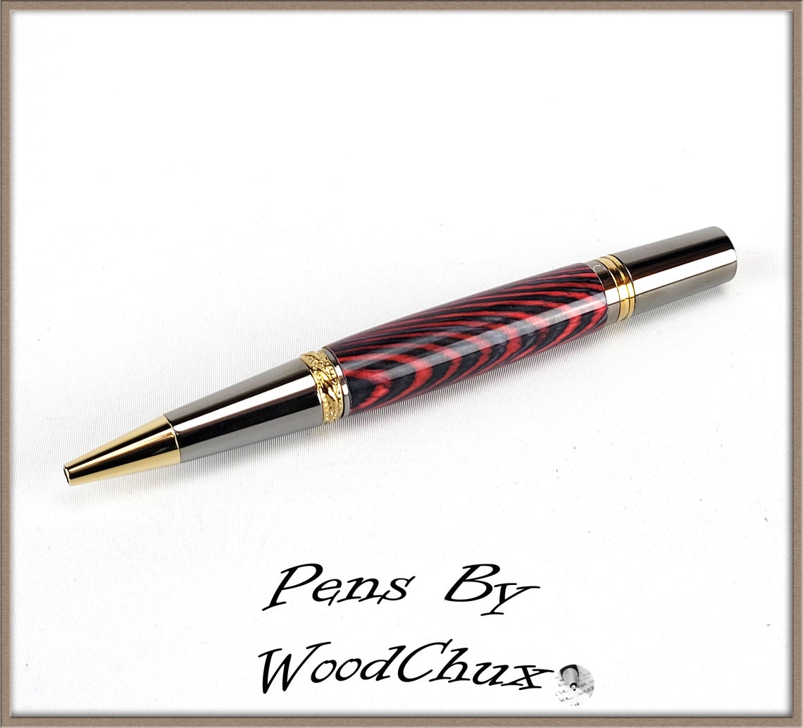Pen Handmade Spectraply Wood Writing Pens Beautiful Artwork Art USA SEE ...