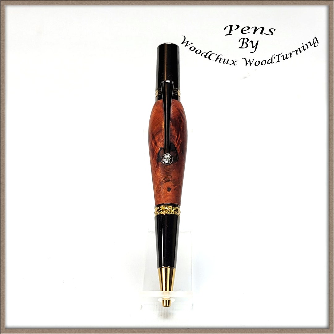 Pen Handmade Stunning Boxelder Wood Writing Pens Artwork USA SEE VIDEO ...
